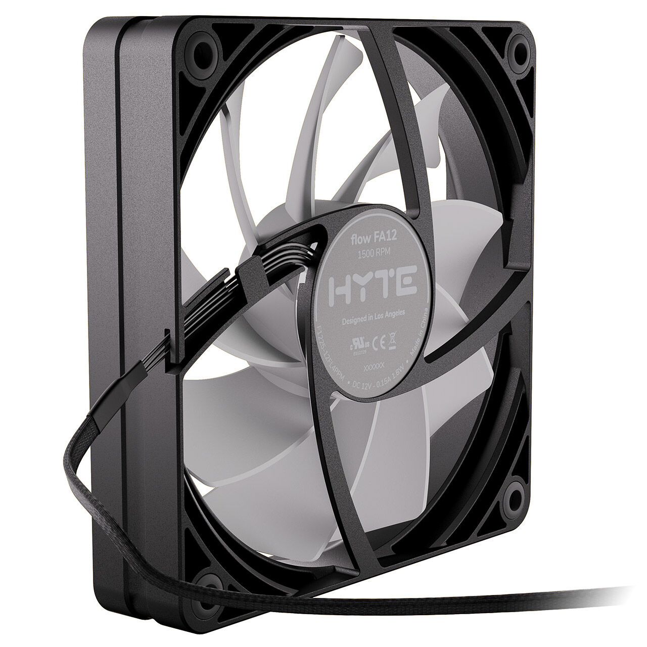 Hyte flow FA12 fan; Pack of 3 - 120mm - Watercooling UK