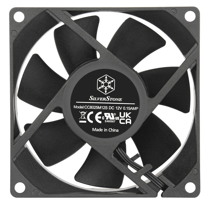 Silverstone FN80 PWM Fan - 80mm - Watercooling UK