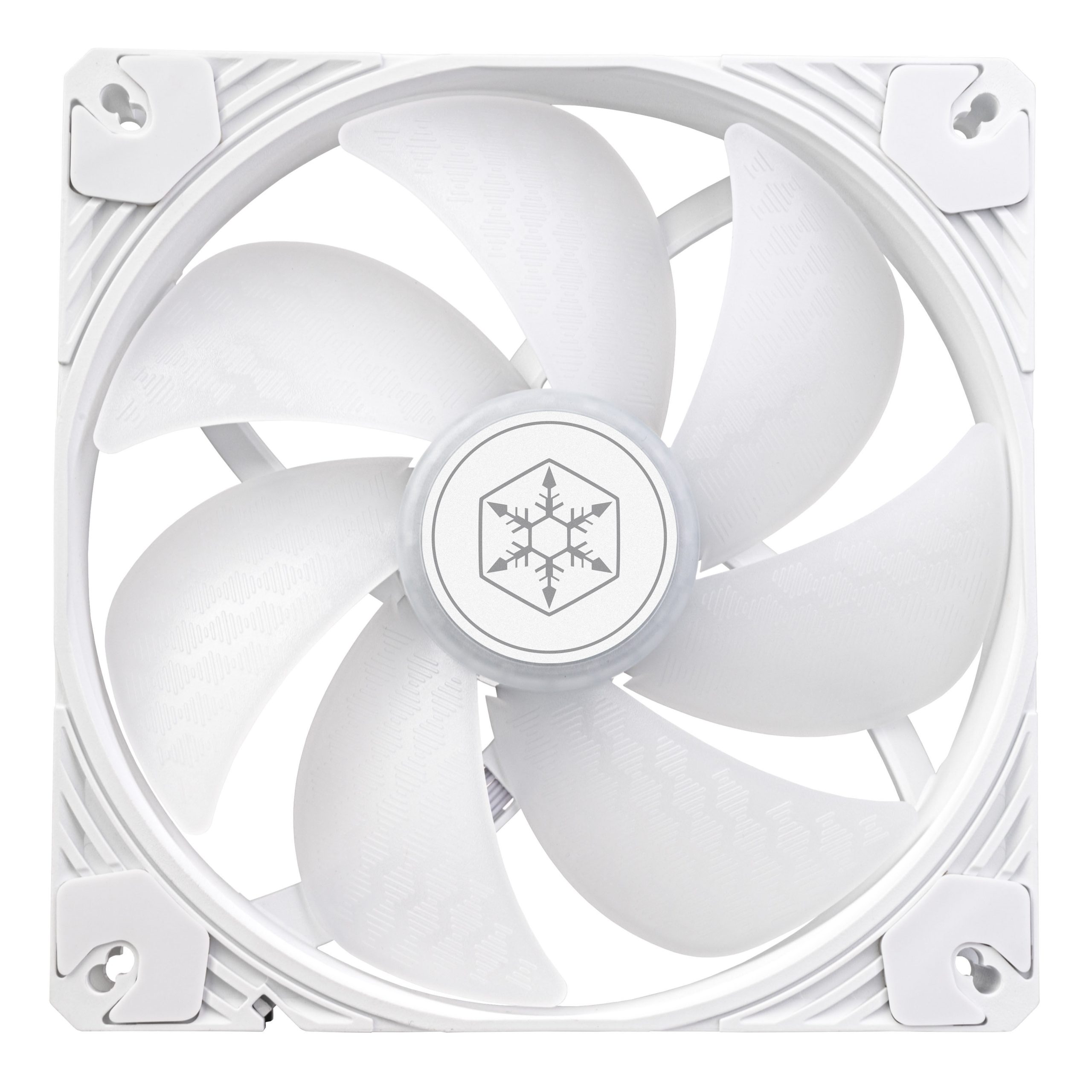 SilverStone Shark Force ARGB fan, 140 mm - white - Watercooling UK