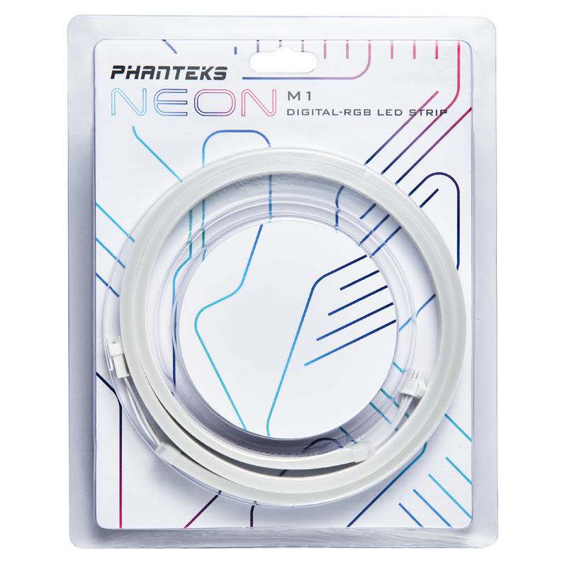 PHANTEKS Neon Digital RGB LED Strip - 1 m, white - Watercooling UK