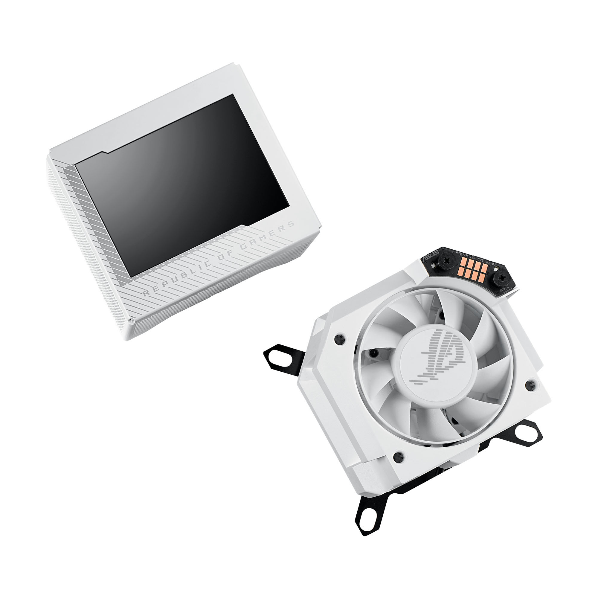 ASUS ROG Ryujin III CPU water block - for Intel and AMD, white ...