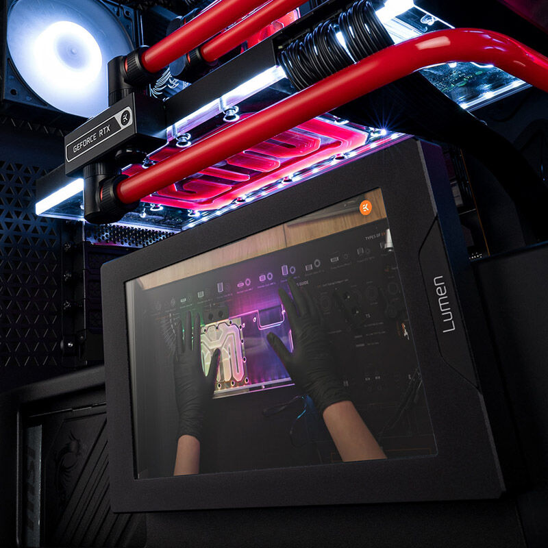 EK-Quantum Lumen 7inch LCD - Black - Watercooling UK