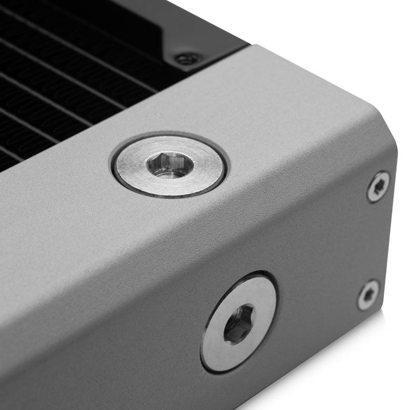 EK-Quantum Surface End Tank Plug - Nickel - Watercooling UK