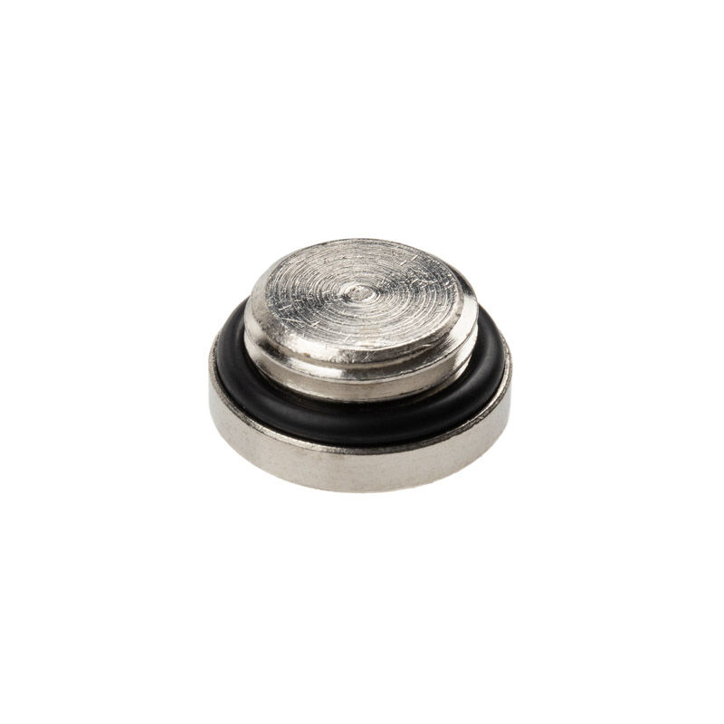 EK-Quantum Surface End Tank Plug - Nickel - Watercooling UK