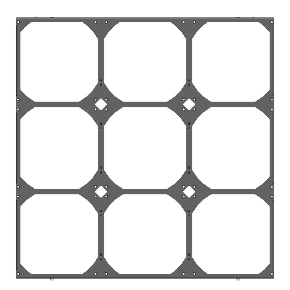 Watercool MO-RA IV 400 Fan Frame - 140mm, Black - Watercooling UK