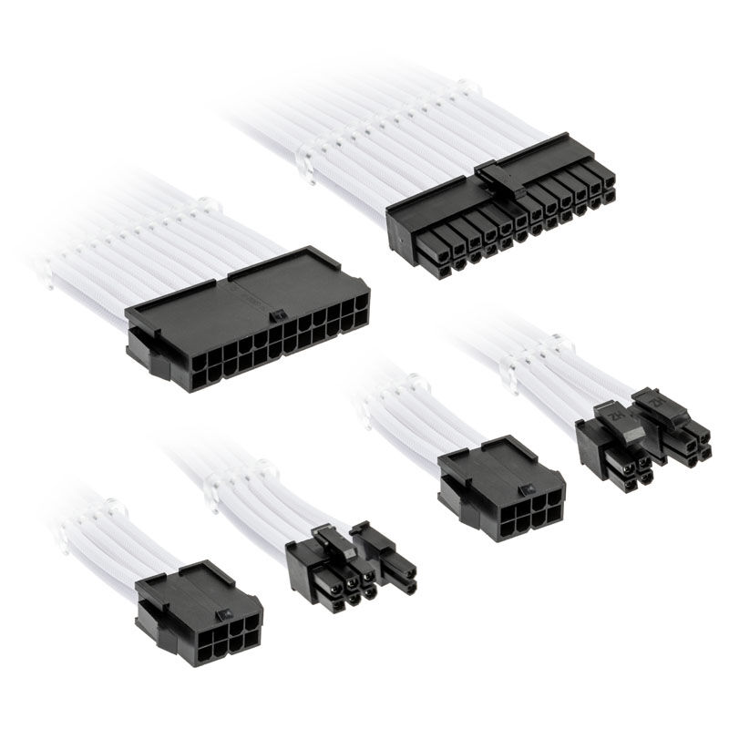 kolink Core Standard Braided Cable Extension Kit - Brilliant White ...