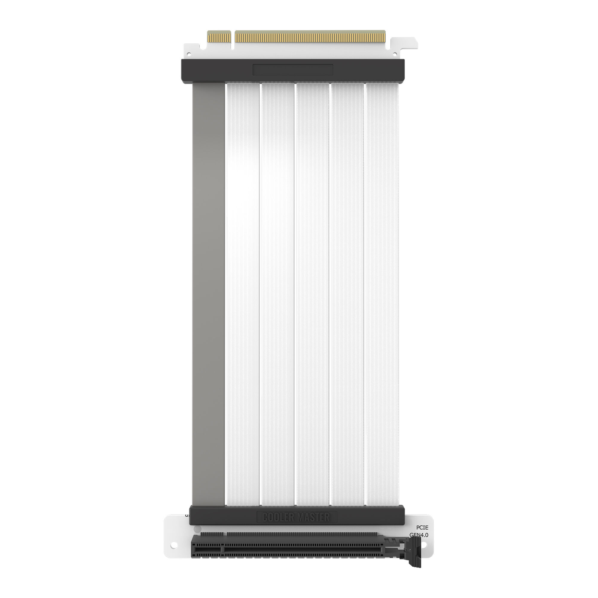 Cooler Master Riser Cable V2 PCIe 4.0, 200mm - white - Watercooling UK