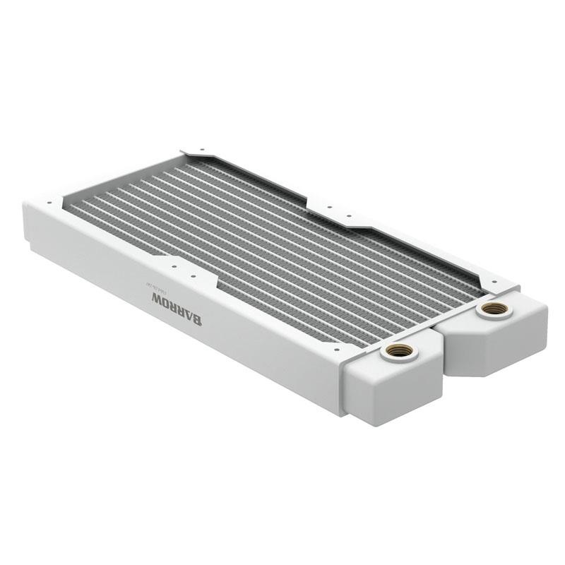 Barrow Dabel-A Series 240mm (2x120) Slim Line Copper Radiator - White ...