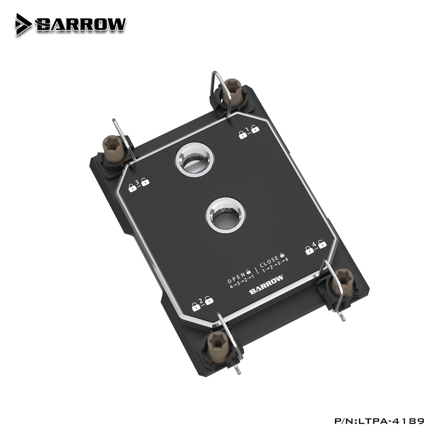 Barrow LGA4189 Server CPU Water Block - Nickel / Brass - Watercooling UK