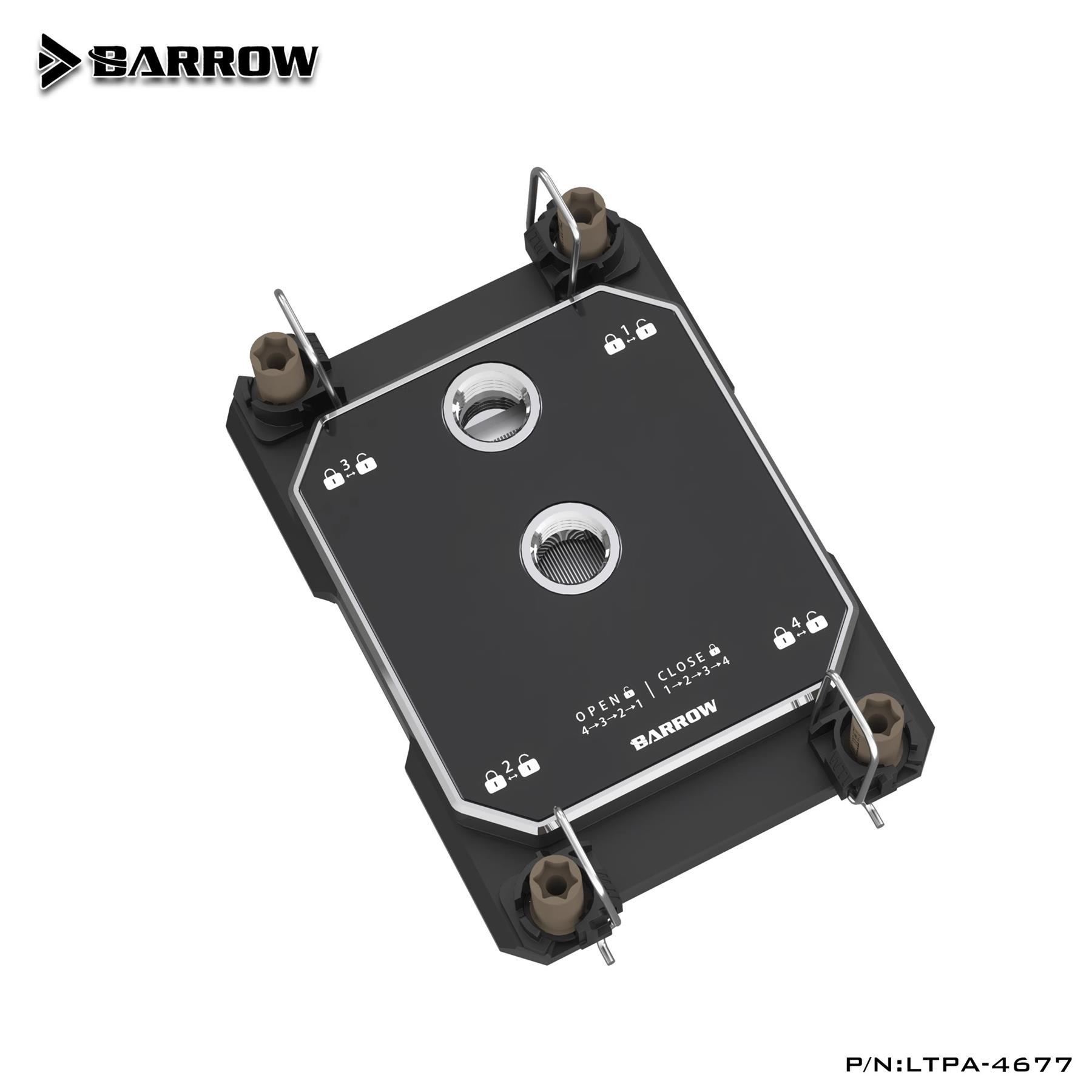 Barrow LGA4677 Server CPU Water Block - Nickel / Brass - Watercooling UK