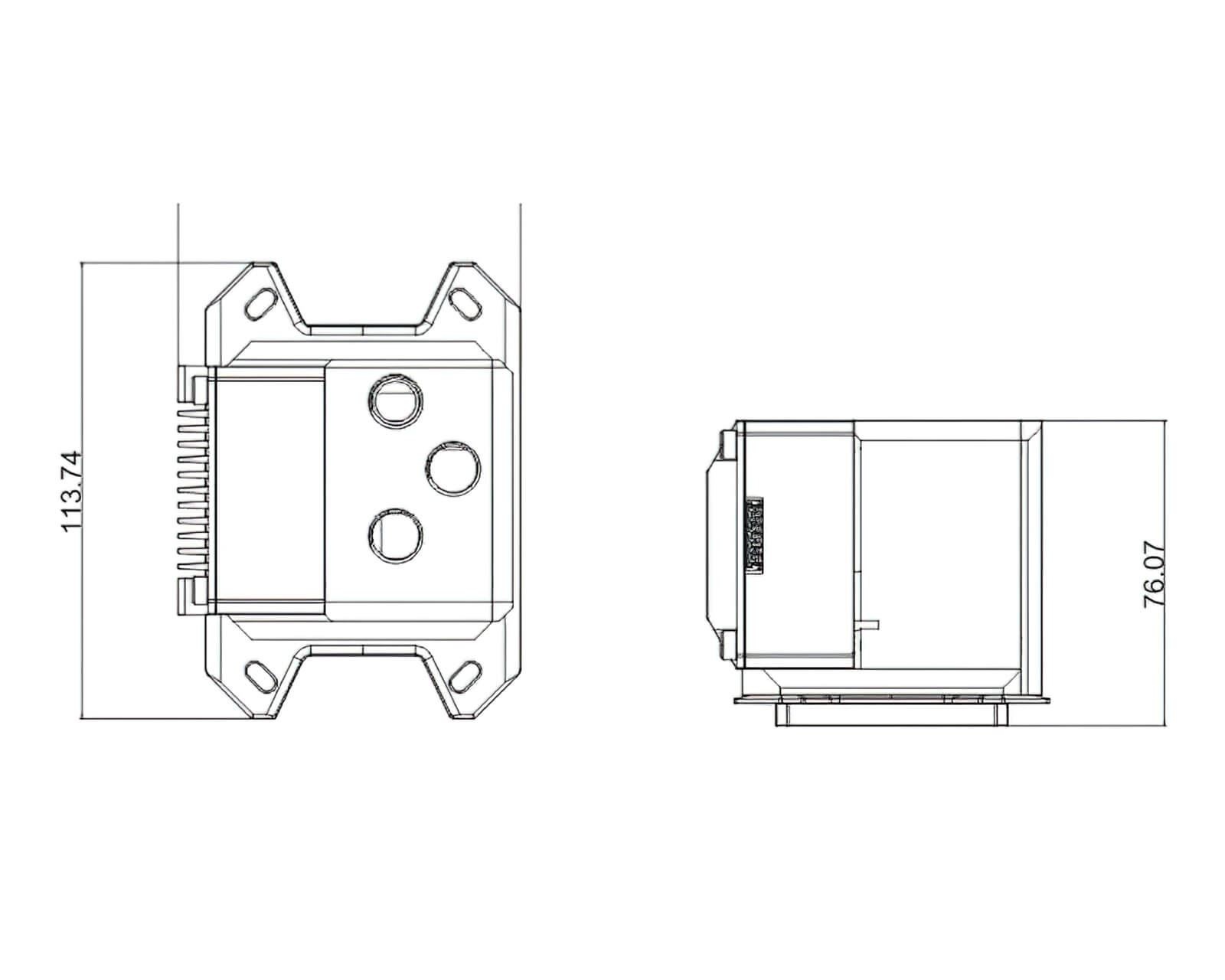 Bykski CPU-XPR-DDC-I CPU Water Block / Pump Combo with aRGB (AMD AM4 ...