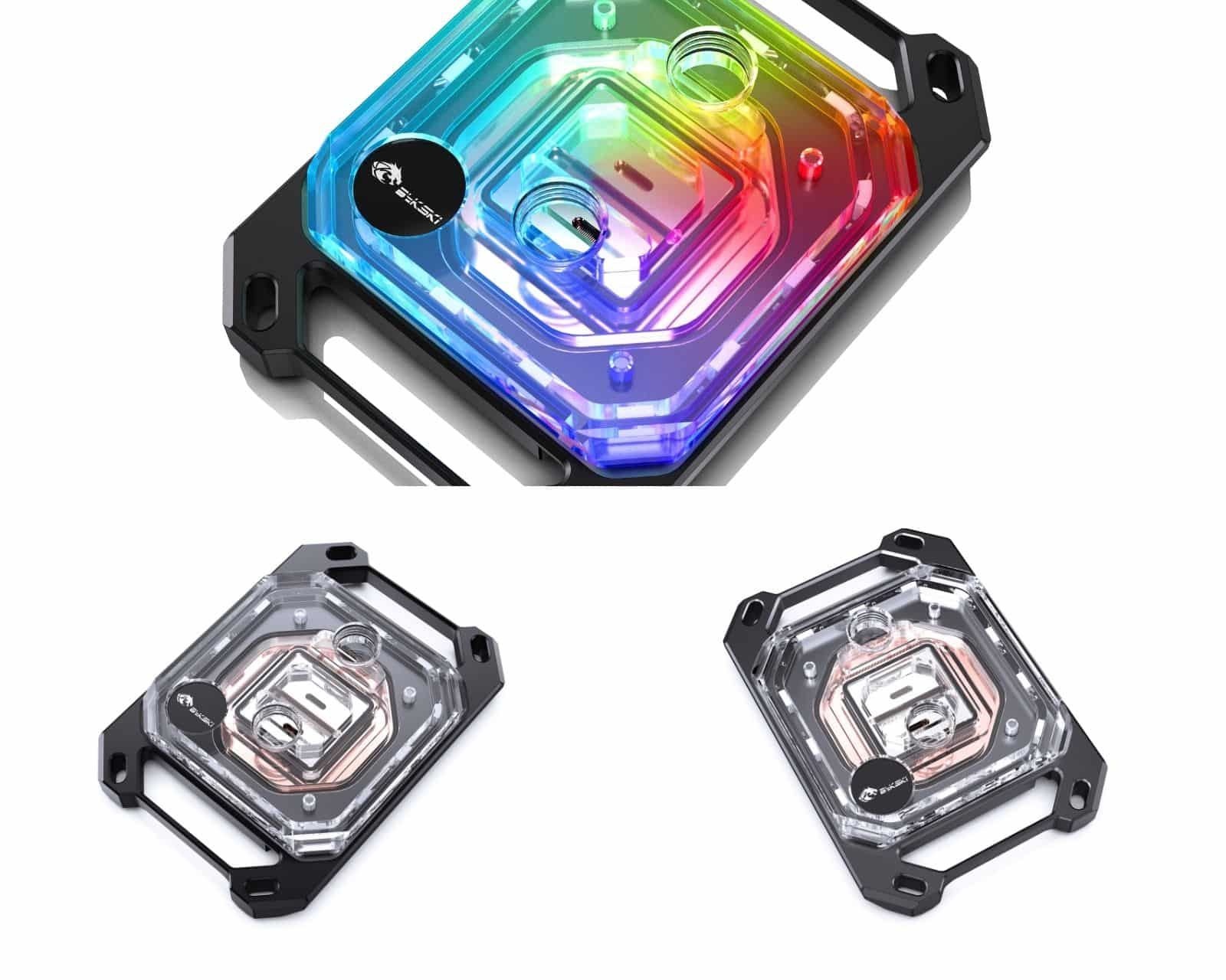 Bykski CPU-XPR-M-V3 Acrylic CPU Water Block, 5v aRGB (AMD AM4 / AM5 ...