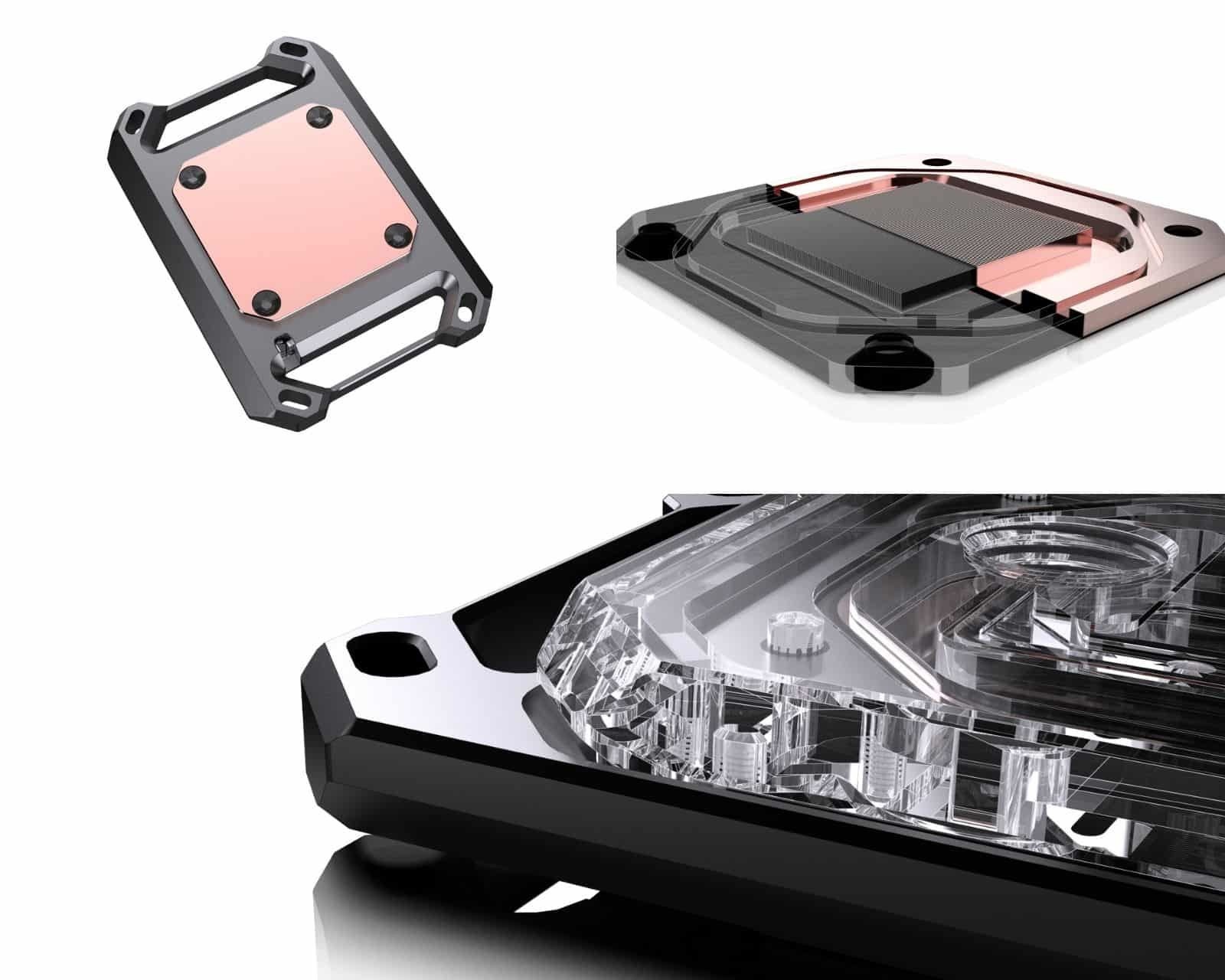 Bykski CPU-XPR-M-V3 Acrylic CPU Water Block, 5v aRGB (AMD AM4 / AM5 ...