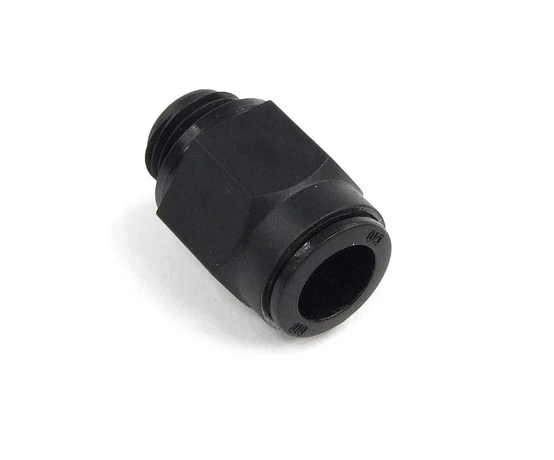 G1/4 - 10mm Hose Push Fitting for PUR Tubing (Plastic) - Watercooling UK