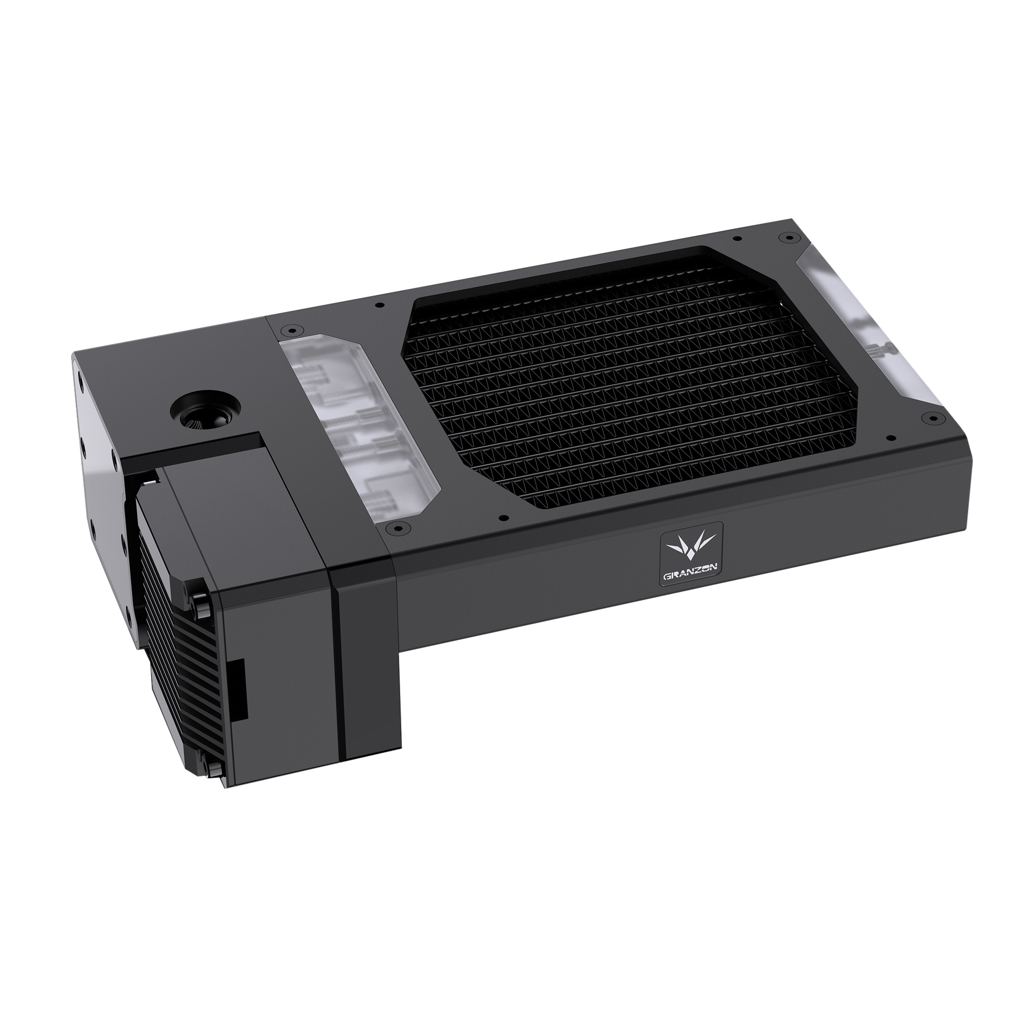 Granzon 120mm Radiator with 15w DDC Pump and Reservoir (GZMN120N ...