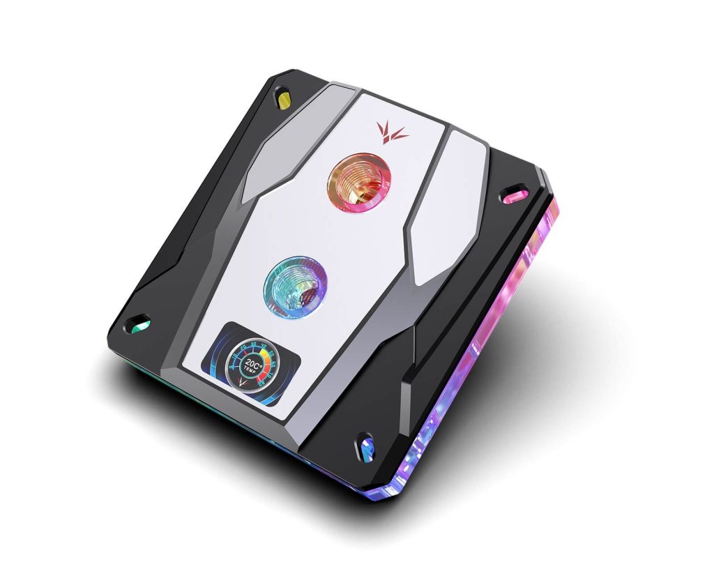 Granzon GAIS CPU Water Block with Digital Temperature Display, 5v aRGB ...