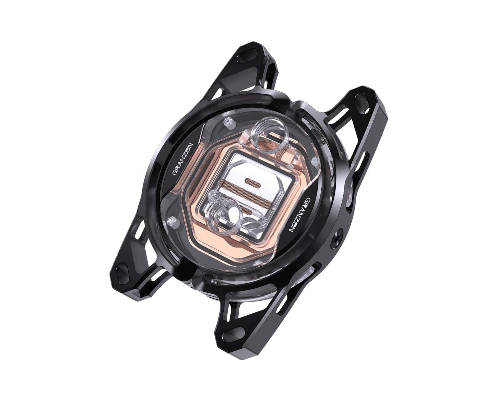 Granzon GAM0.1 CPU Water Block with 5v aRGB (AMD AM4 / AM5) - Black ...