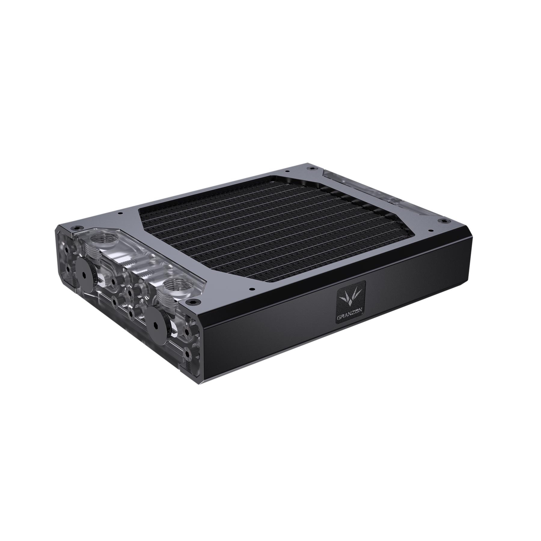 Granzon Modular 120mm (1x120) High Quality Radiator (GH120-30) - Black ...