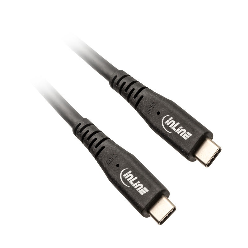 Inline USB4 cable USB Type-C male/male, PD 240W, 8K60Hz - 1m ...