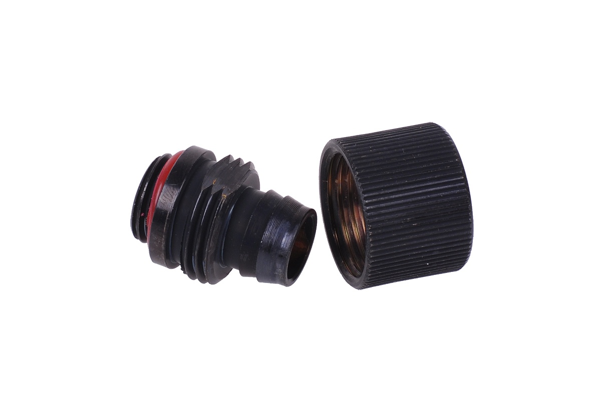 13/10mm (10x1,5mm) compression fitting G1/4 - compact - matte black ...