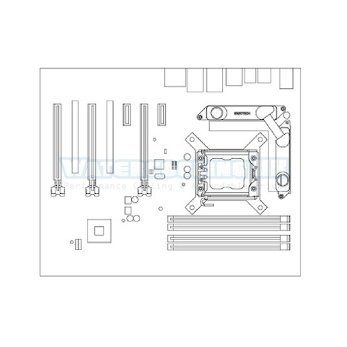 Enzotech AS-MSFIII-MOS Full Copper Mosfet Waterblock - Watercooling UK