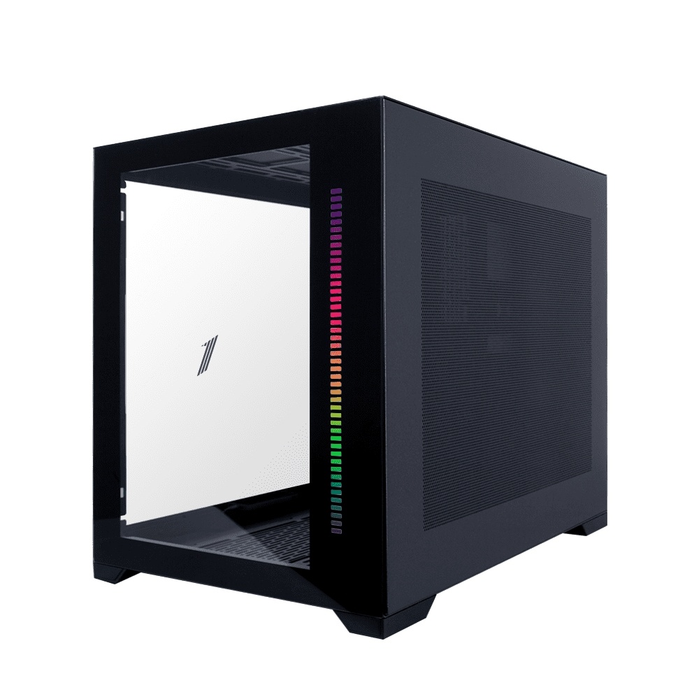 1st Player Steampunk SP7 Mid with Tempered Glass Panels - Black ...