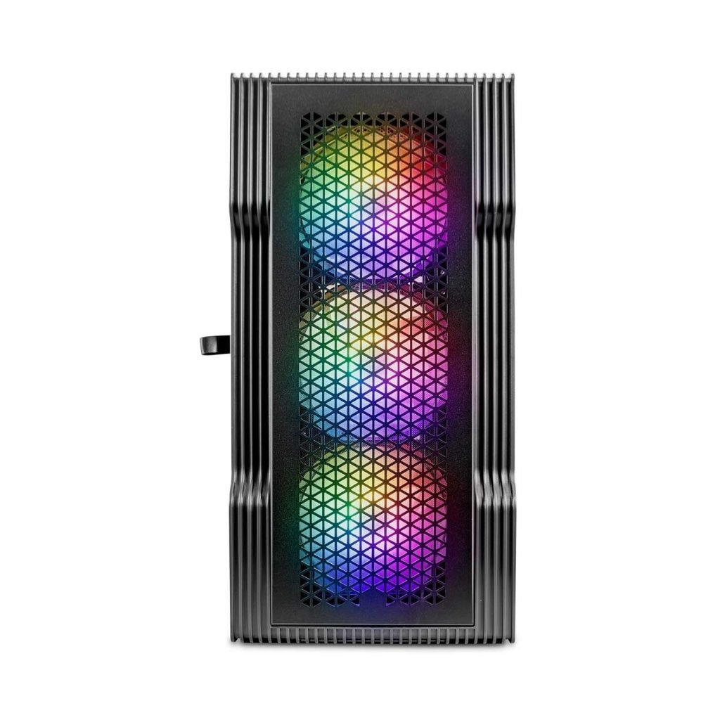 1st Player Trilobite T3 Black Micro-ATX with Tempered Glass hinged ...