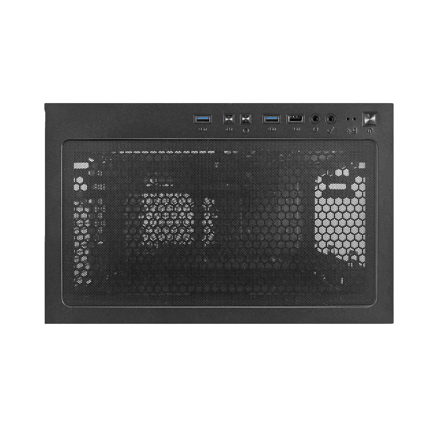 1st Player Trilobite T3 Black Micro-ATX with Tempered Glass hinged ...