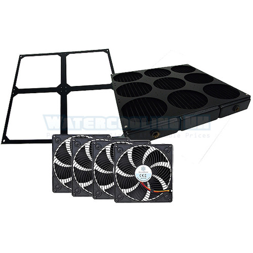 Phobya Xtreme Radiator NOVA 1080 Bundle 4 x 180mm Air Penetrator SST ...