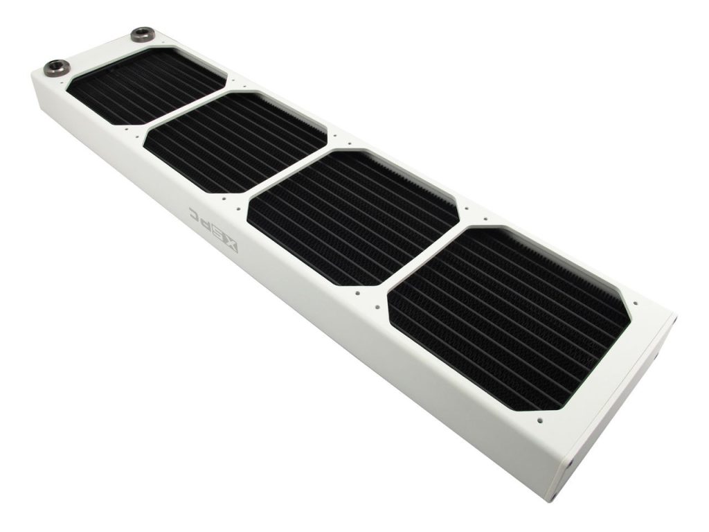 XSPC AX480 Quad Fan Radiator - White - Watercooling UK