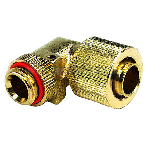 13/10mm (10x1.5mm) Compression Fitting 90- Rotary Outer Thread 1/4 ...