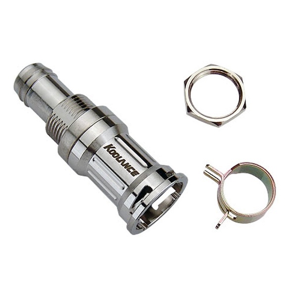 Koolance Quick Release Coupling 10mm Barbed Fitting (3/8) High Flow ...