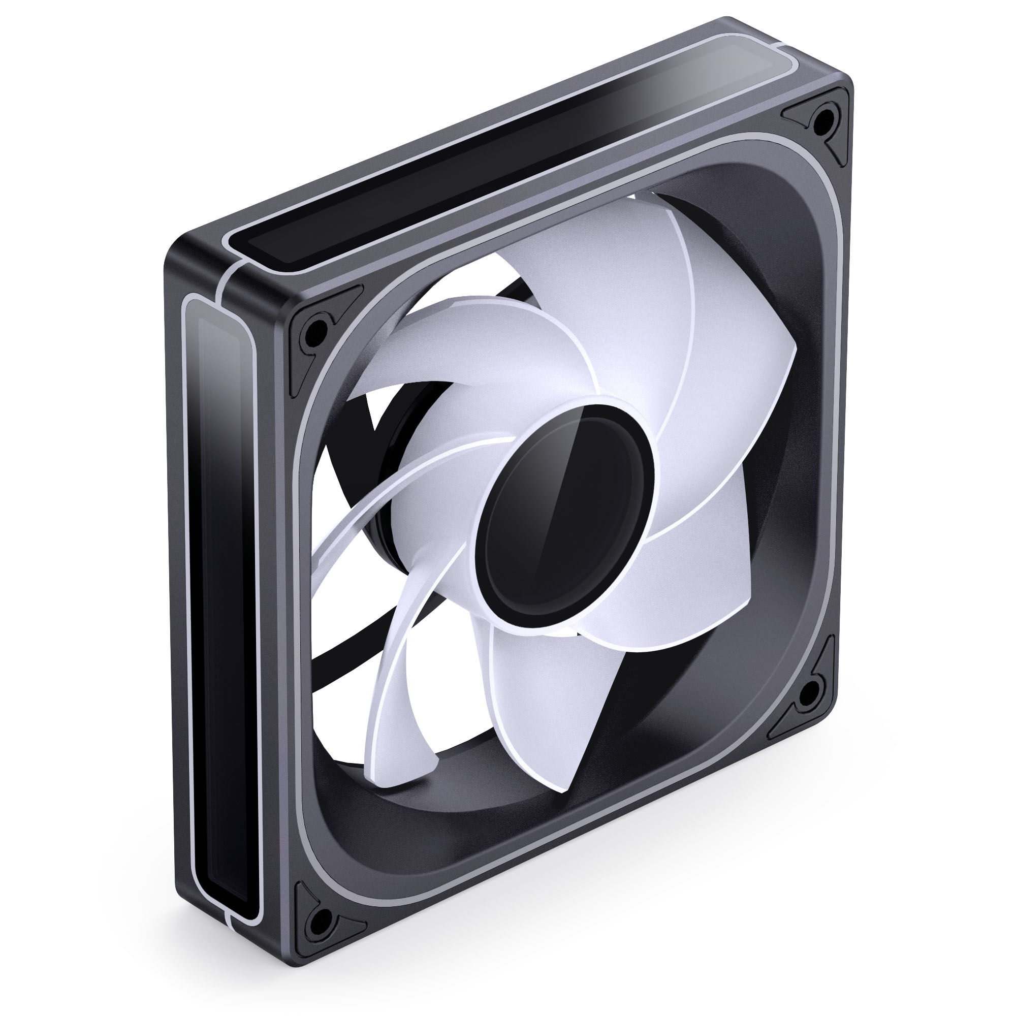 Jonsbo ZB-120 fan, reverse blade, PWM, ARGB - 120mm, black ...