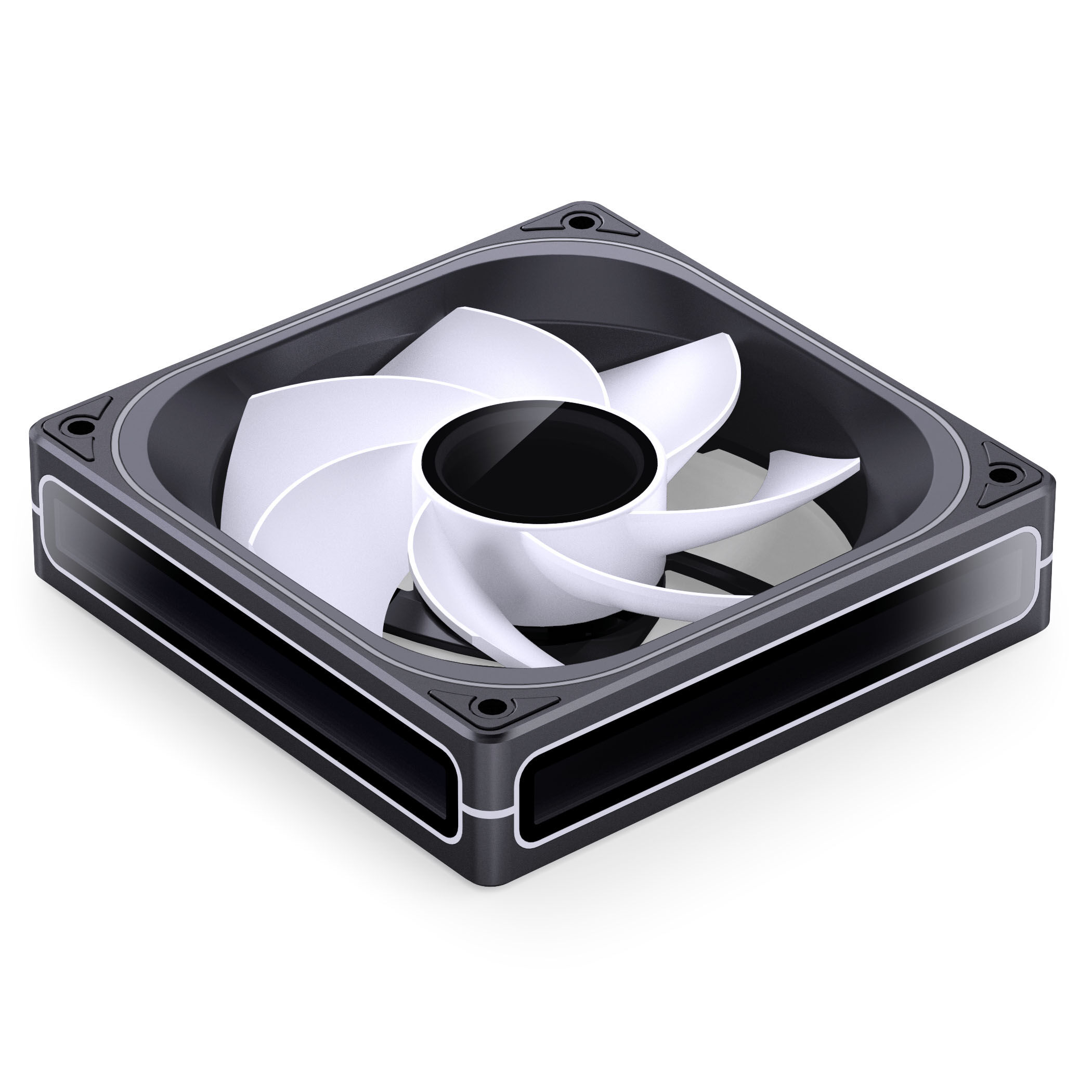 Jonsbo ZB-120 fan, reverse blade, PWM, ARGB - 120mm, black ...