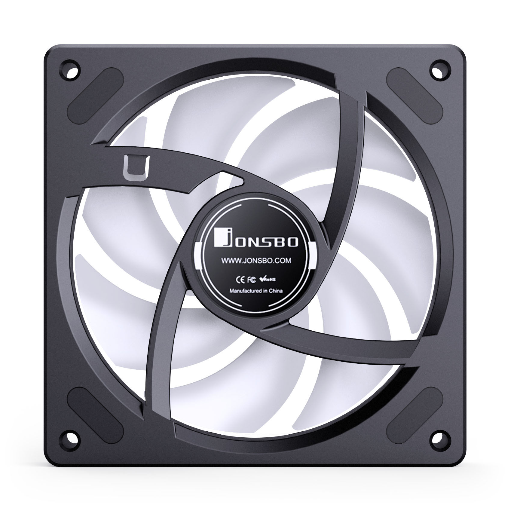 Jonsbo ZB-120 fan, reverse blade, PWM, ARGB - 120mm, black ...