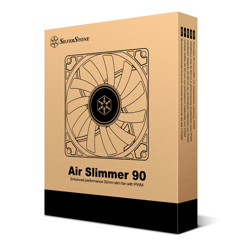 SilverStone Air Slimmer SST-AS90B Slim Fan - 92mm, black - Watercooling UK