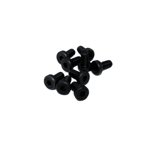 Screw DIN 7984 M3 x 6 Inbus flat black - 1 Item - Watercooling UK