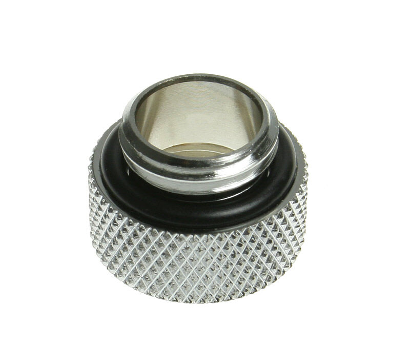 Bitspower adapter G1/4 inch AG to G1/4 inch IG - shiny silver ...