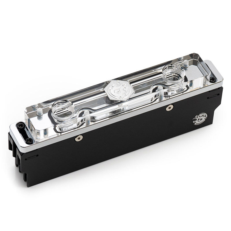 Bitspower memory cooler, DDR5, transparent single-sided - 2 DIMMS ...