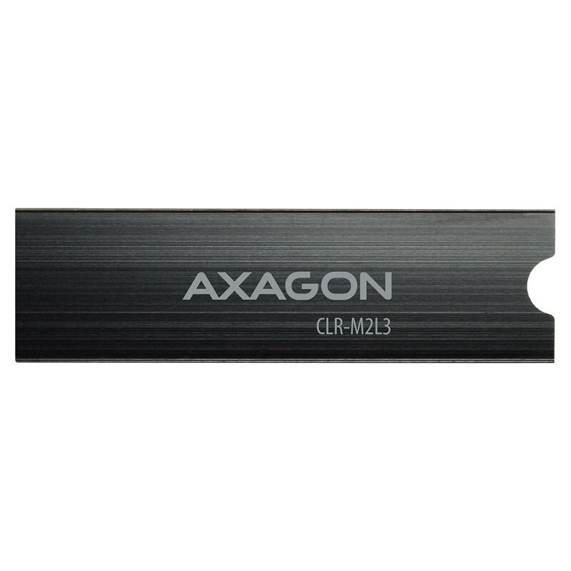 AXAGON CLR-M2L3 passive M.2 SSD heatsink - 2280, 3 mm height, aluminum ...