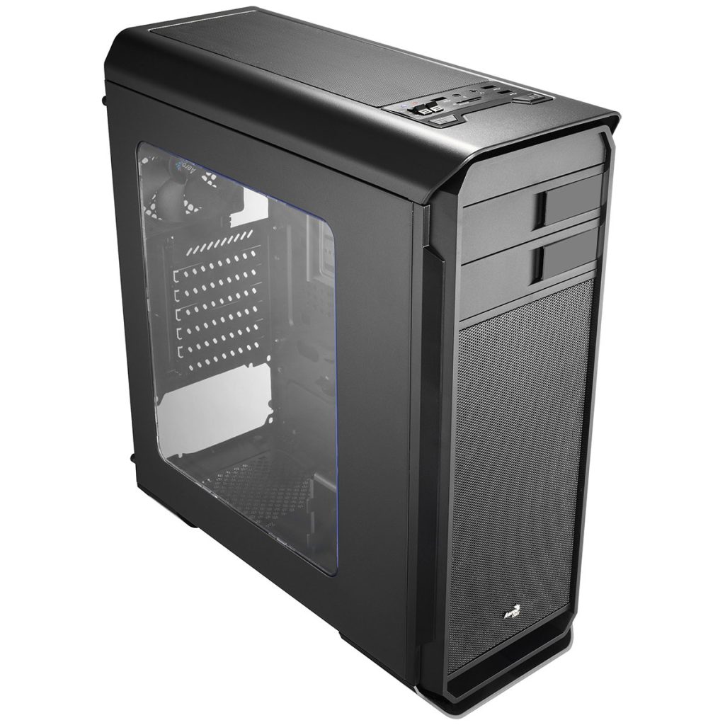 Aerocool Aero-500 Black Gaming Case With Window and Card Reader ...