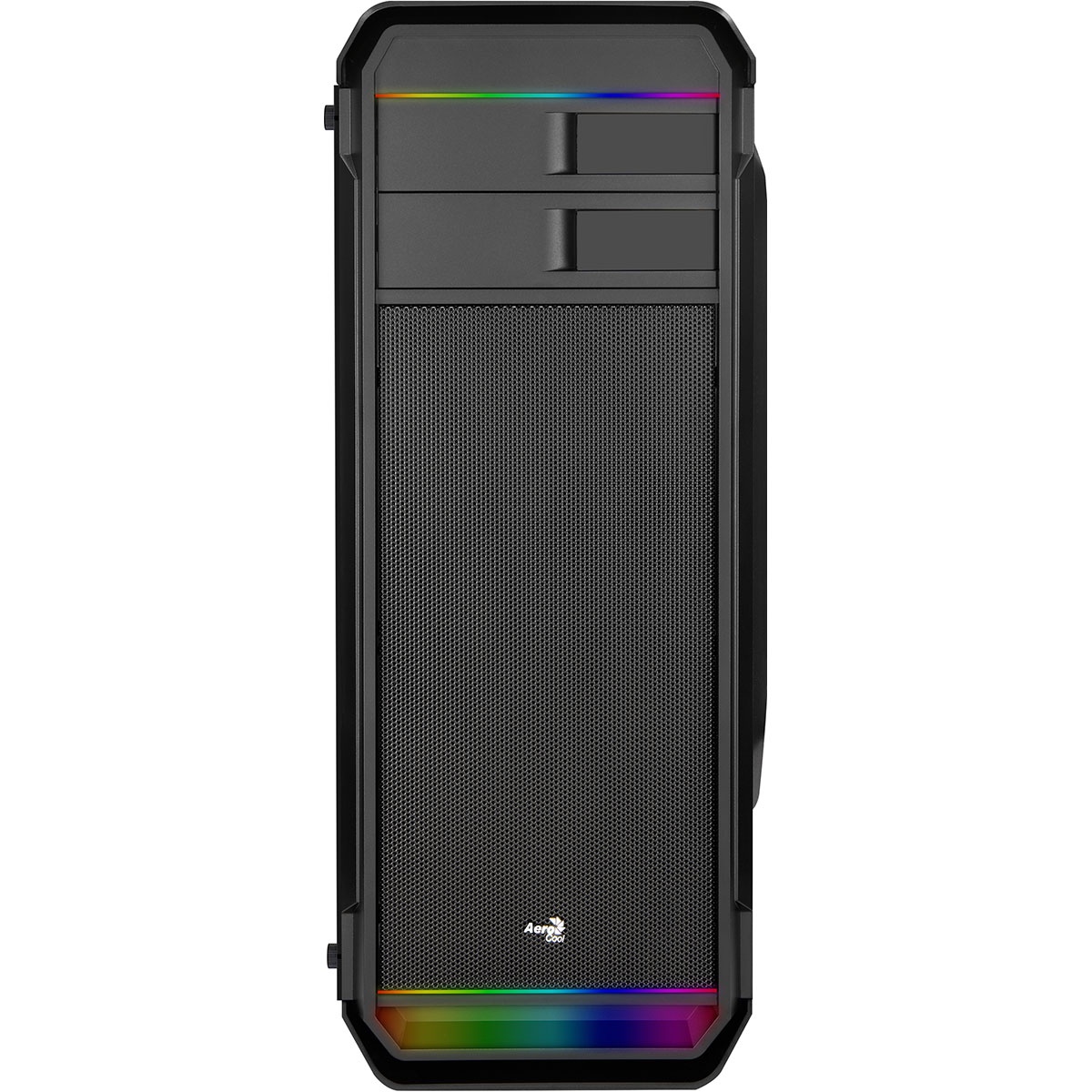 Aerocool Aero 500 Black RGB Mid-Tower Gaming Case With Window (Black ...