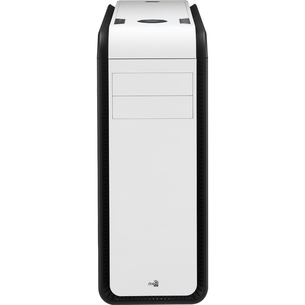 Aerocool DS 200 Black/White Mid Tower Gaming Case with Noise Dampening ...