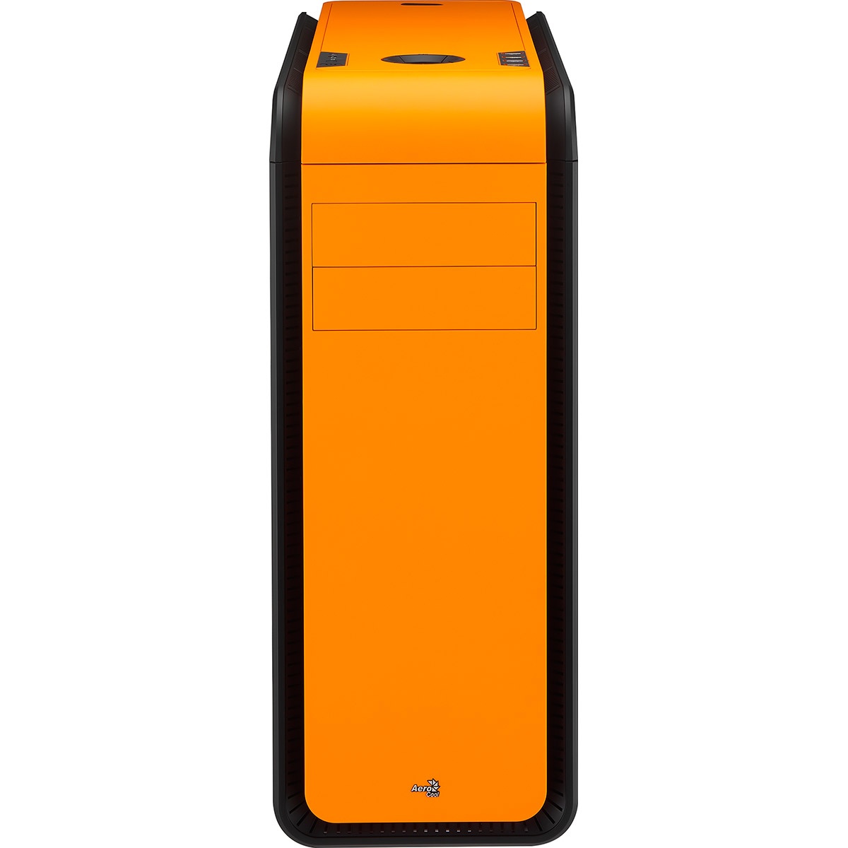 Aerocool DS 200 Orange Mid Tower Gaming Case with Noise Dampening ...