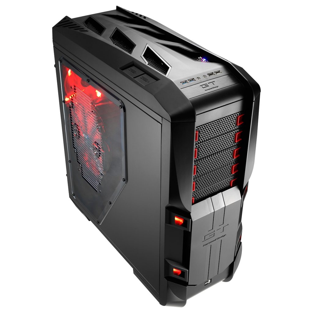 Aerocool GT-S Black Full Tower Gaming Case with Side Window ...