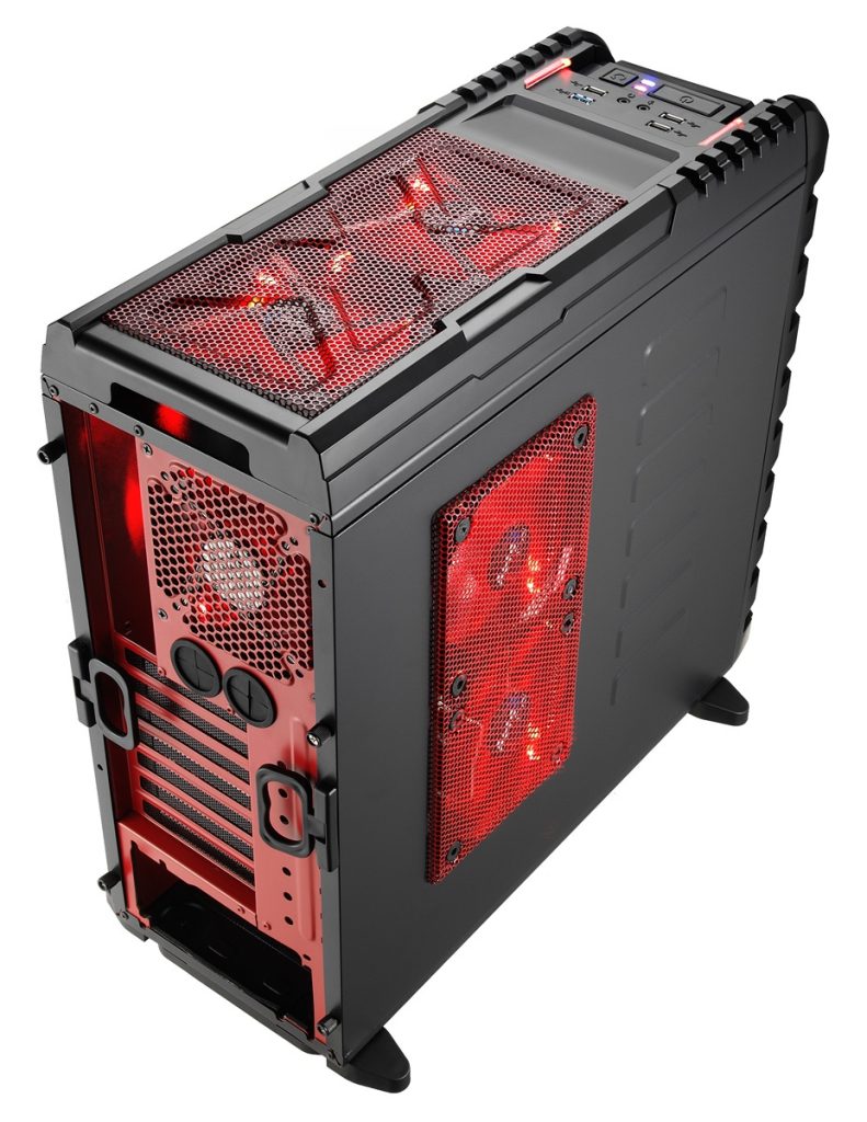 Aerocool Strike-X GT Devil Red Mid-Tower Gaming Case - Toolless ...