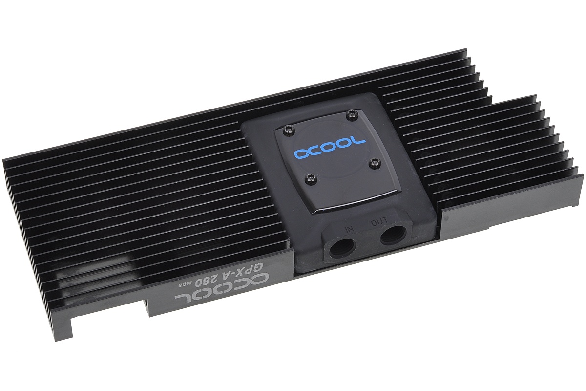 Alphacool NexXxoS GPX - AMD R9 280X M03 - incl. backplate - Black ...