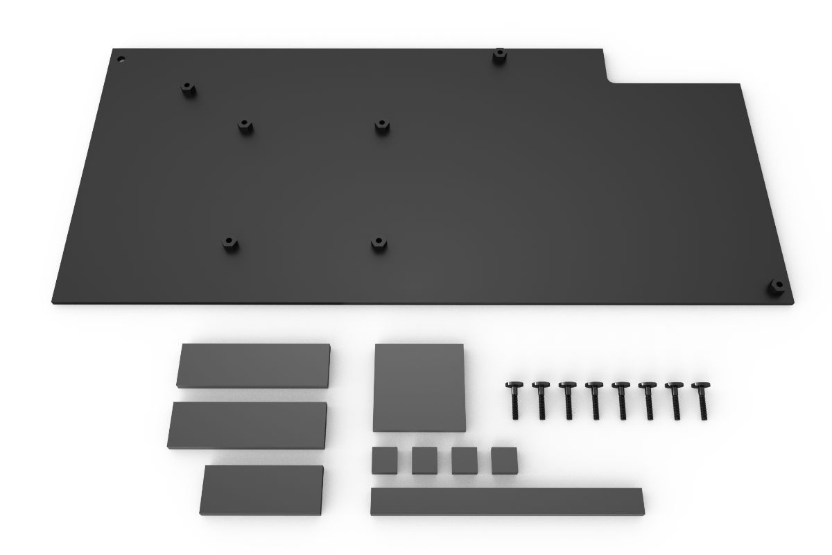 Alphacool Eisblock Aurora backplate GPX-A Radeon RX 5700/5700XT Nitro+ ...