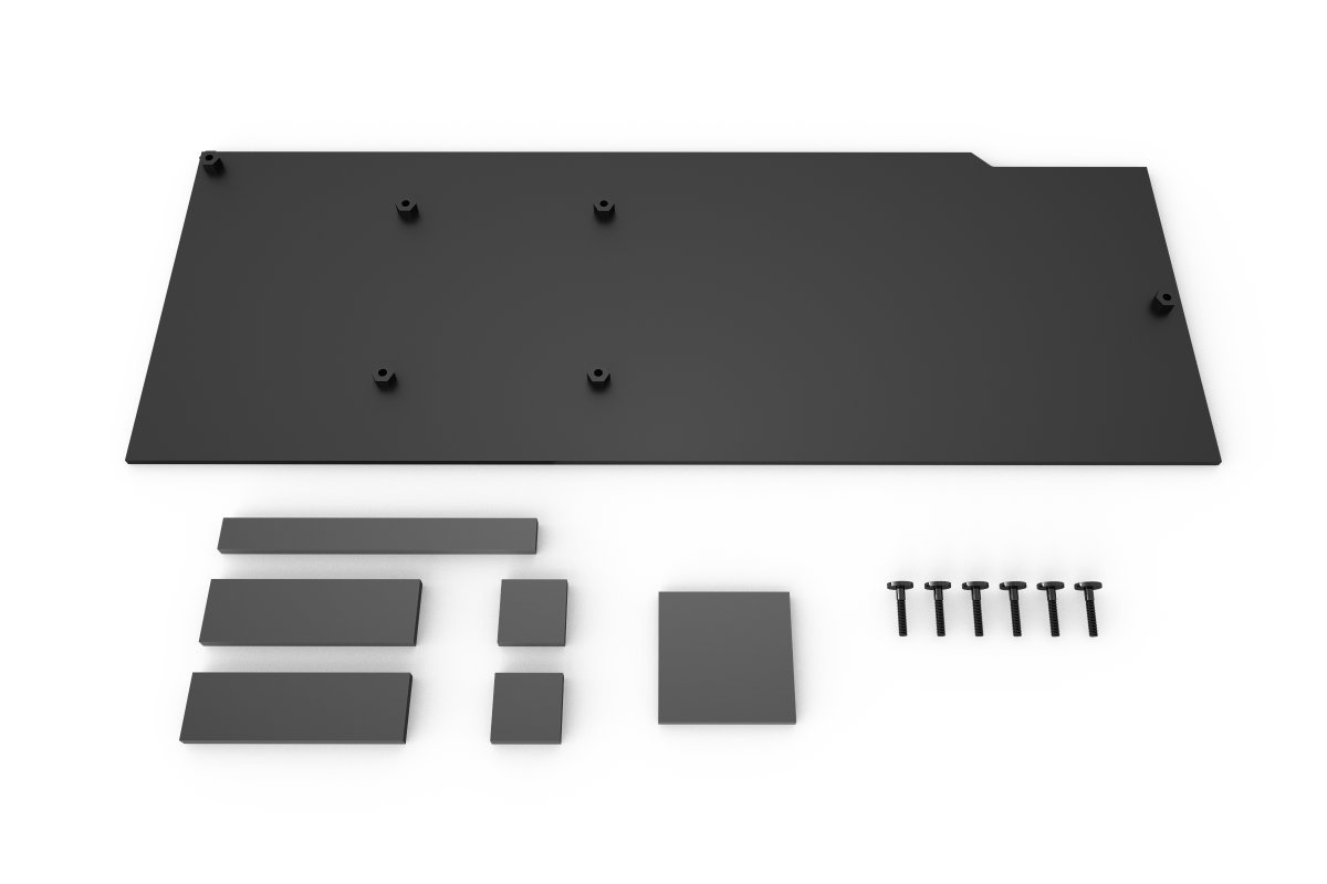 Alphacool Eisblock Aurora backplate GPX-A Radeon RX 5700/5700XT ...