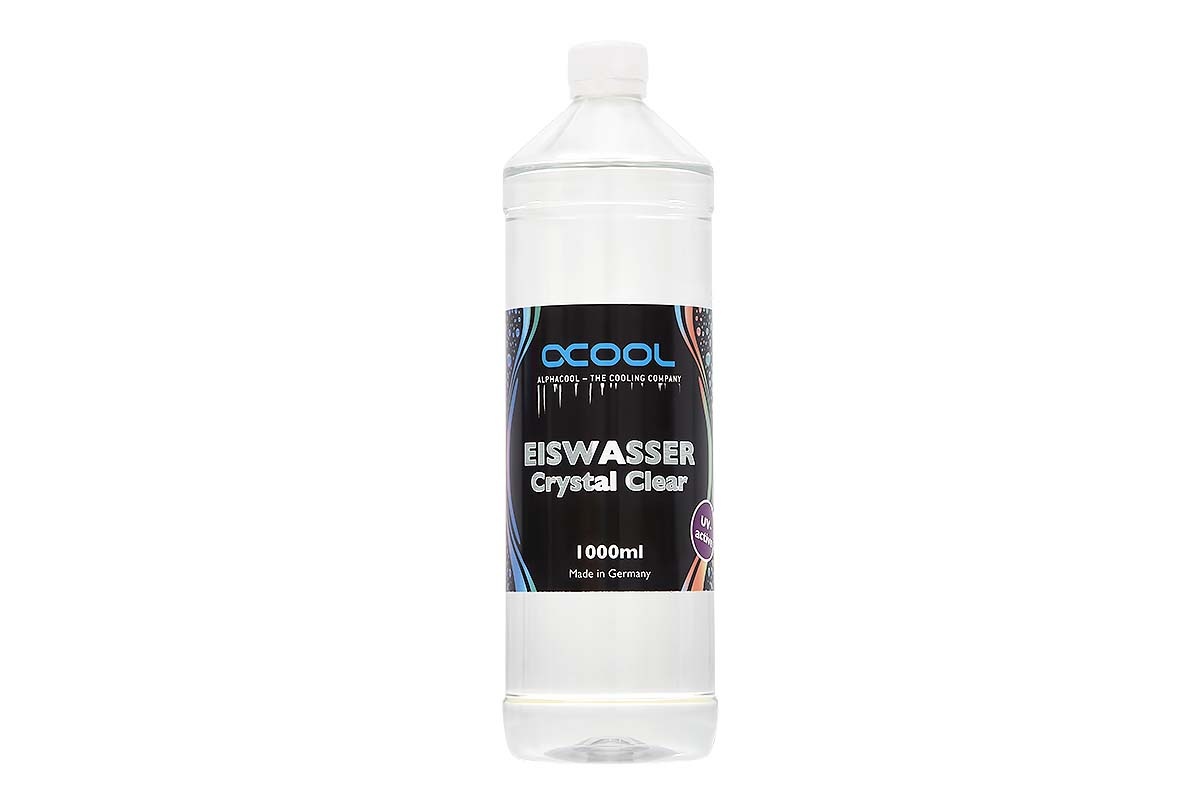 Alphacool Eiswasser Crystal Clear UV-active premixed coolant 1000ml ...
